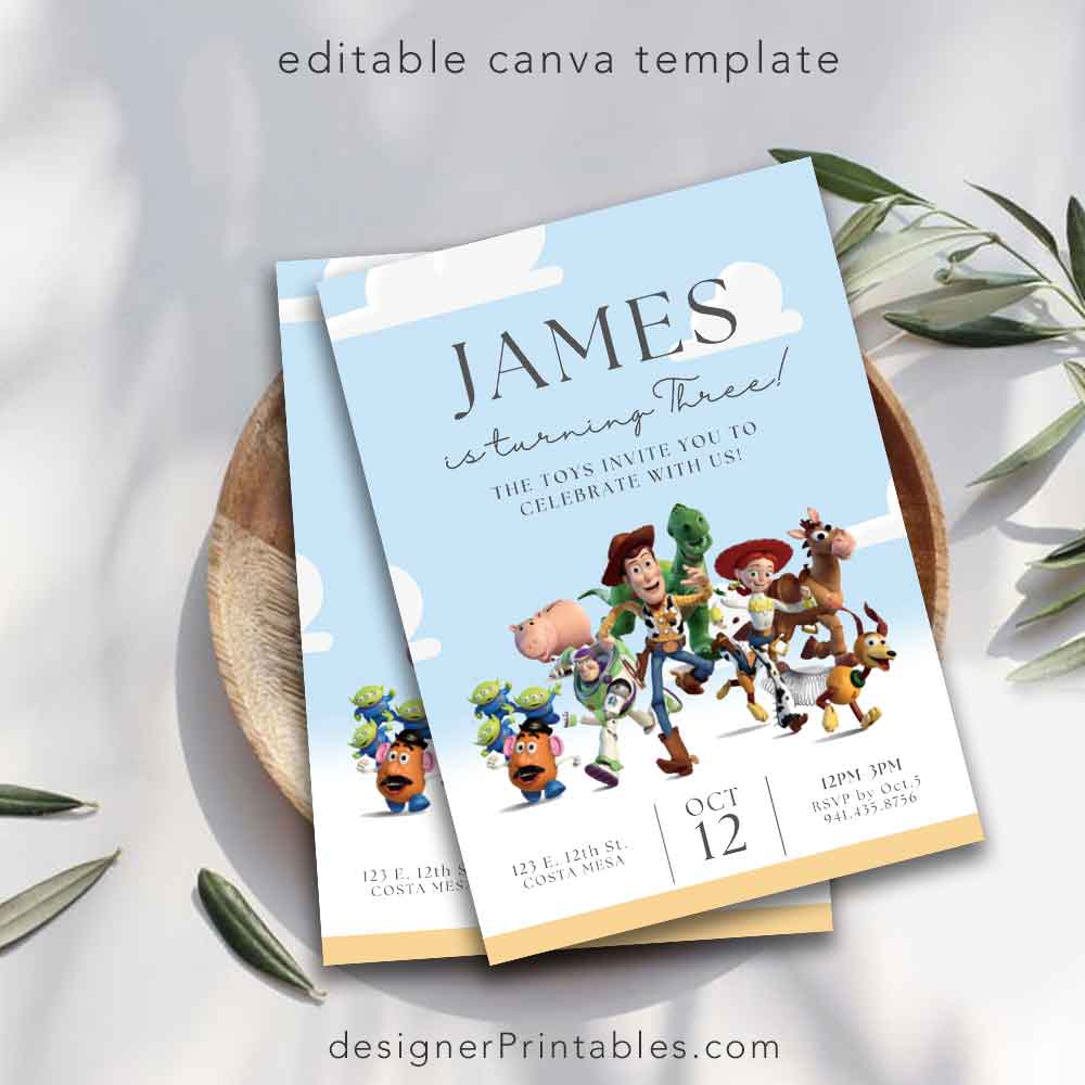 Toy Story Invitation Templates Fresh Toy Story Invitation Toy Story