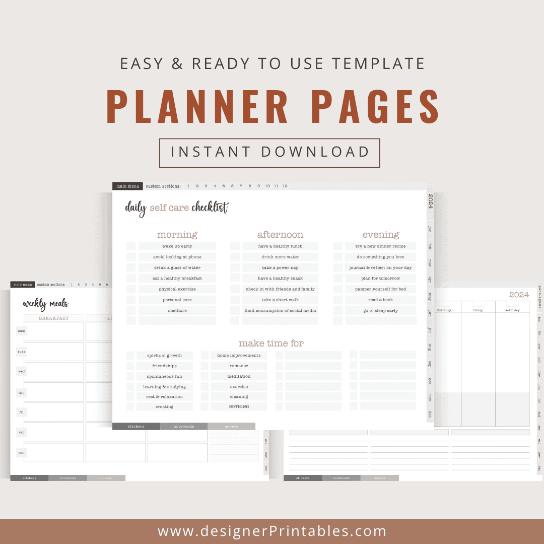 PLR ReSell - 2025 Digital Planner Bundle - Editable Canva Templates for ...