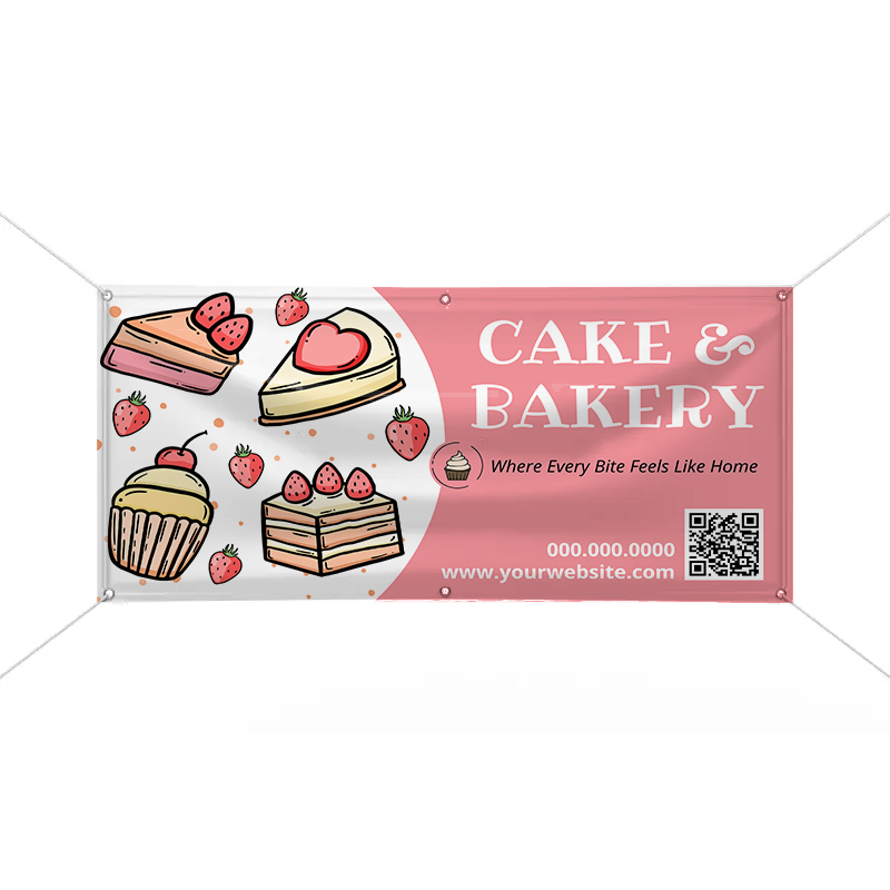 Custom Vinyl Banner - Editable Canva Templates for Small Business ...